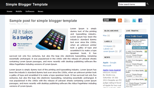 best 10 blogger templates for adsense - the best